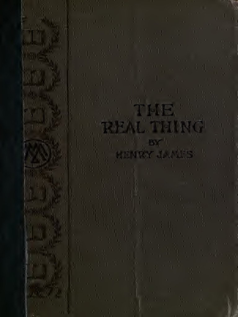 Real Thing Othert Ameiala | PDF