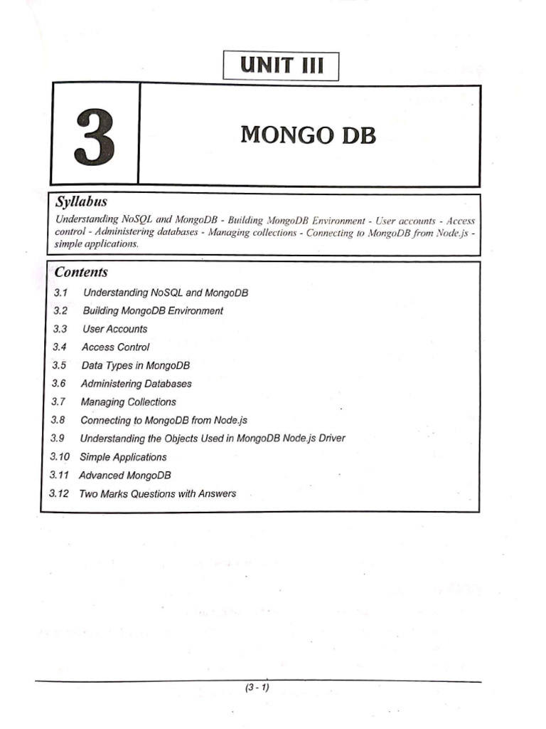 FSWD Unit 3 | PDF