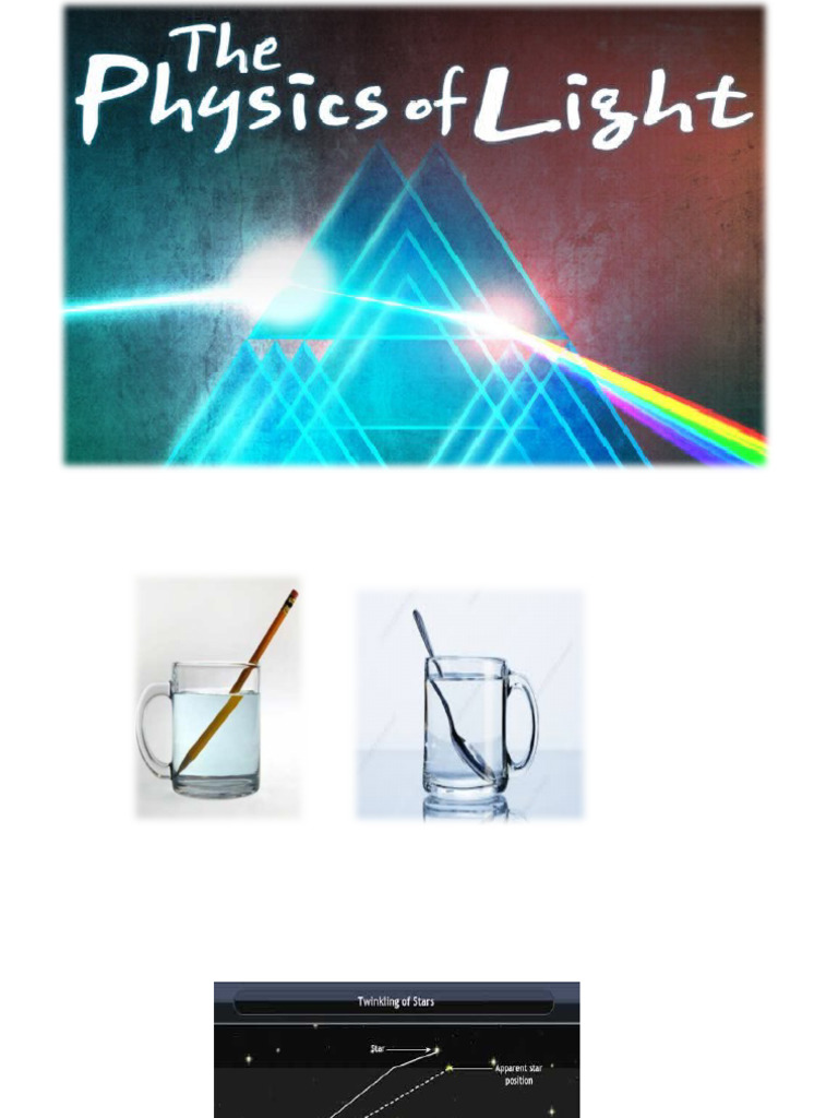 Understanding Light Refraction and Dispersion | PDF