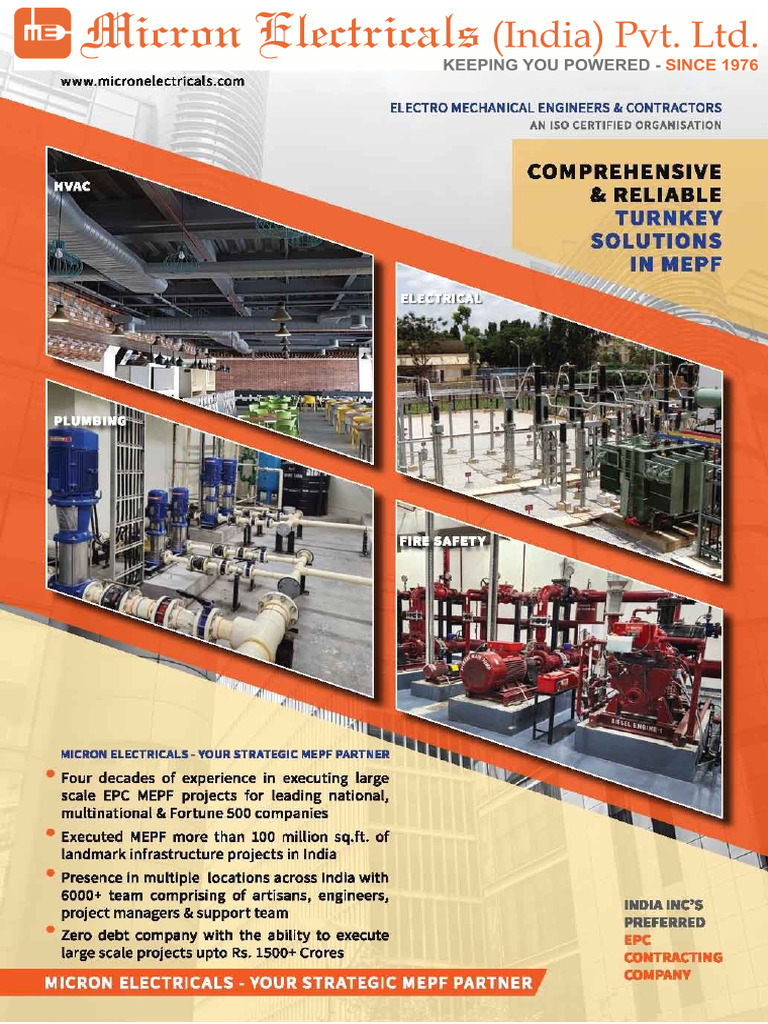 Reliable MEP & Fire Safety Solutions | PDF