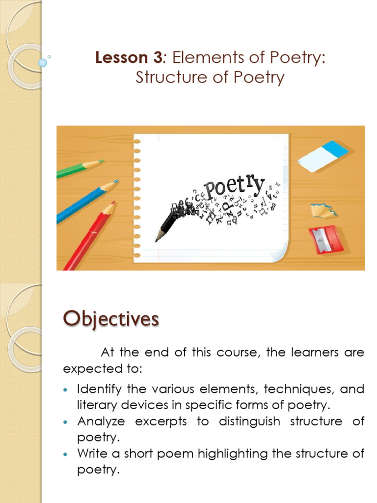 Lesson-3 CW | PDF | Poetry | Lyric Poetry