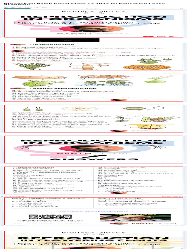 Biohack by Parth Goyal Class 12 2023 by Education Learn Academy PDF ...