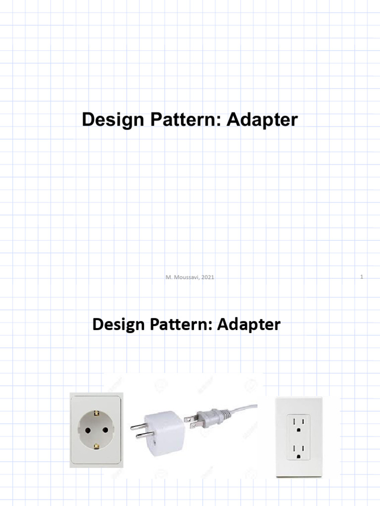 Adapter Pattern Explained in Java | PDF