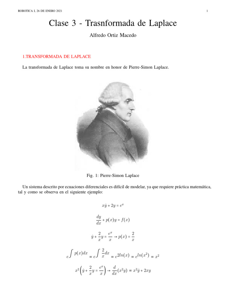 Transformada de Laplace | PDF | Transformada de Laplace | Integral