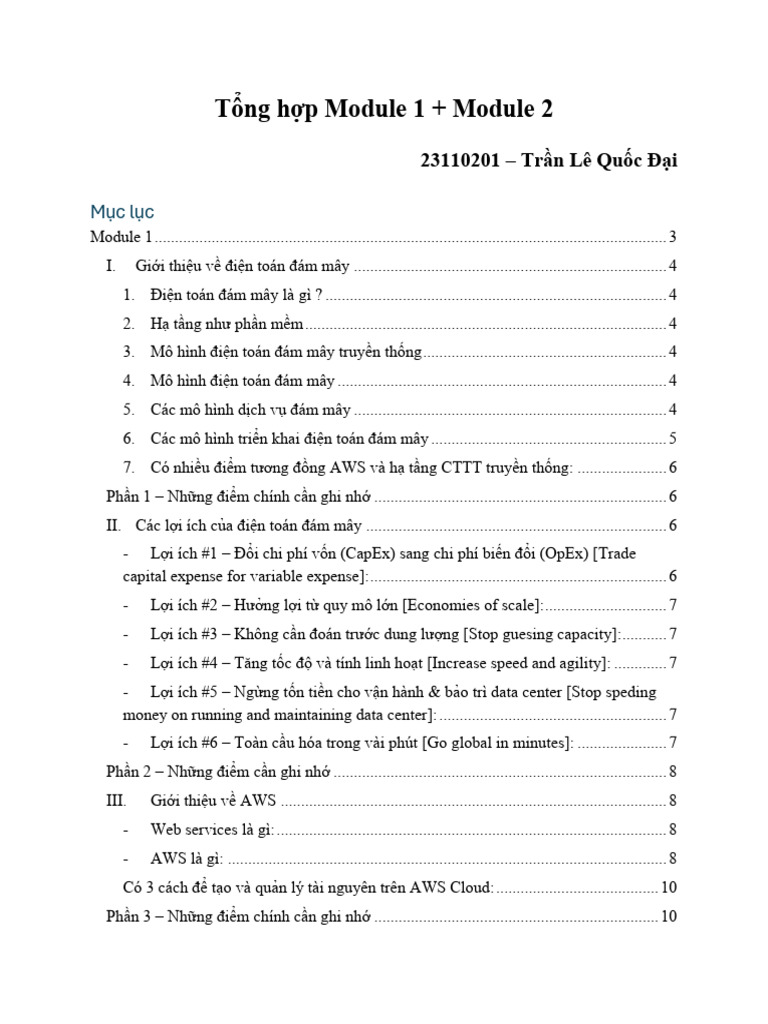 TranLeQuocDai Module1 2 | PDF