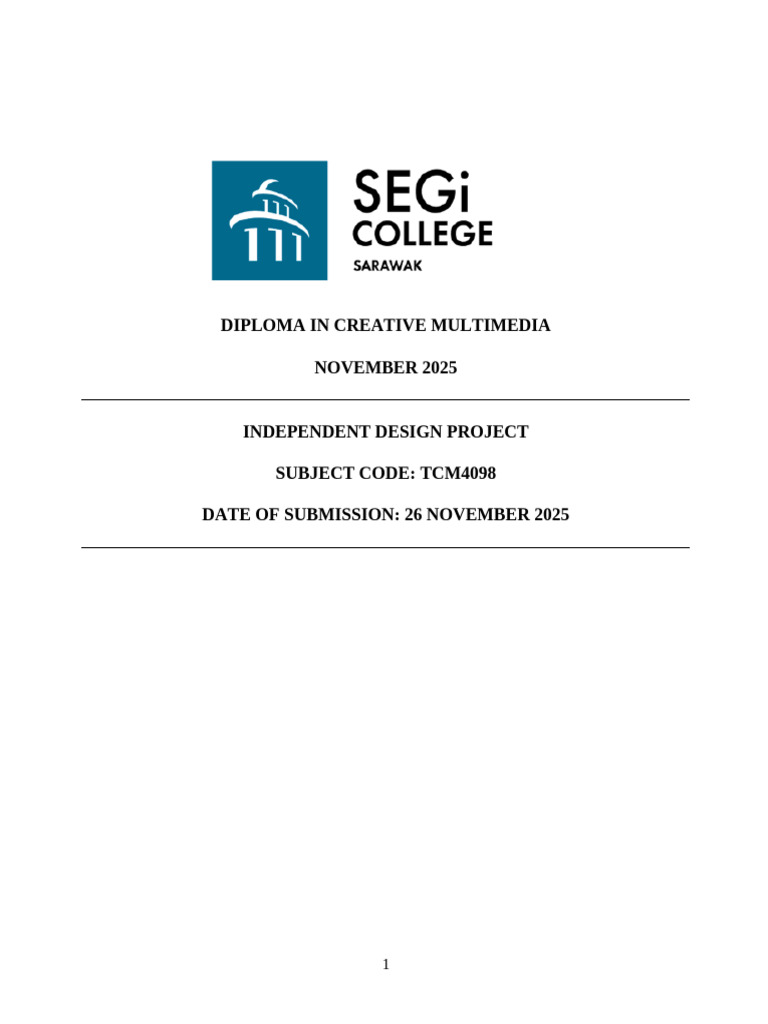 Report Coco Dino Independent Design Project by Christine Wong | PDF ...