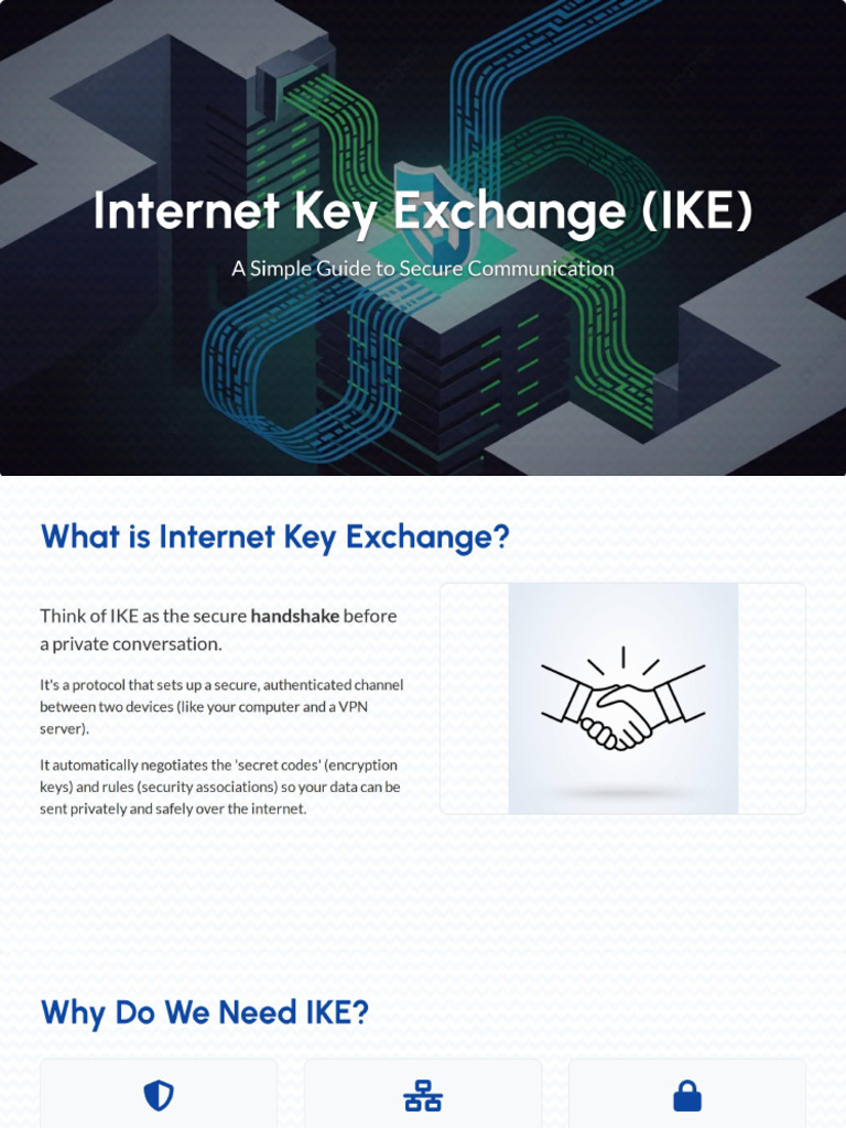 Internet Key Exchange (IKE) Explained | PDF