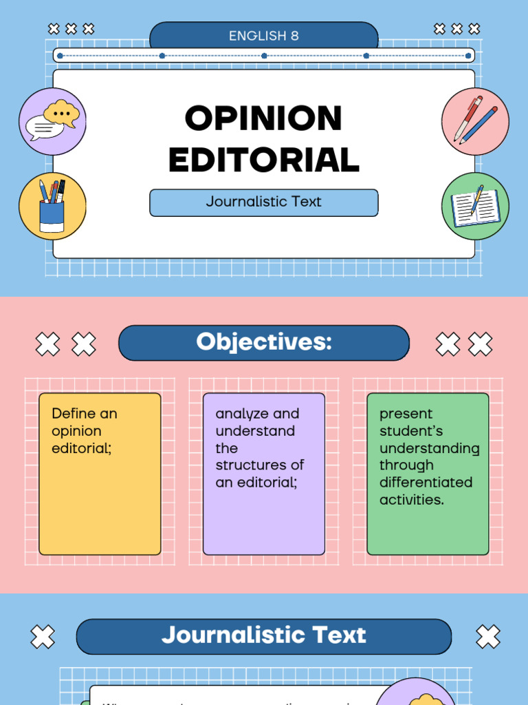Mastering Opinion Writing Education Presentation in Blue White Simple ...