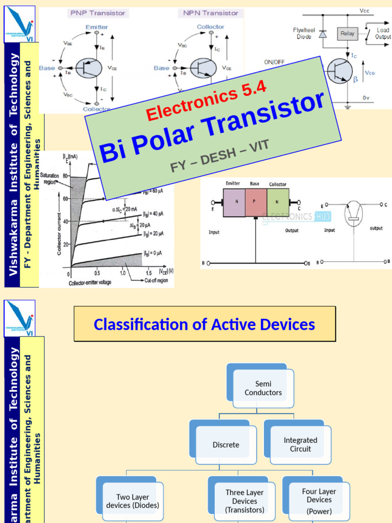 BJT and FET Overview for Electronics | PDF | Bipolar Junction ...
