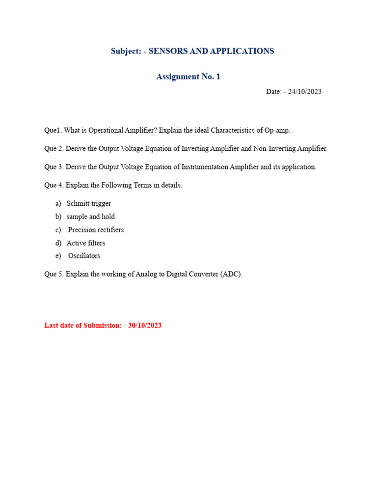 Home Assignment No. 1 | PDF