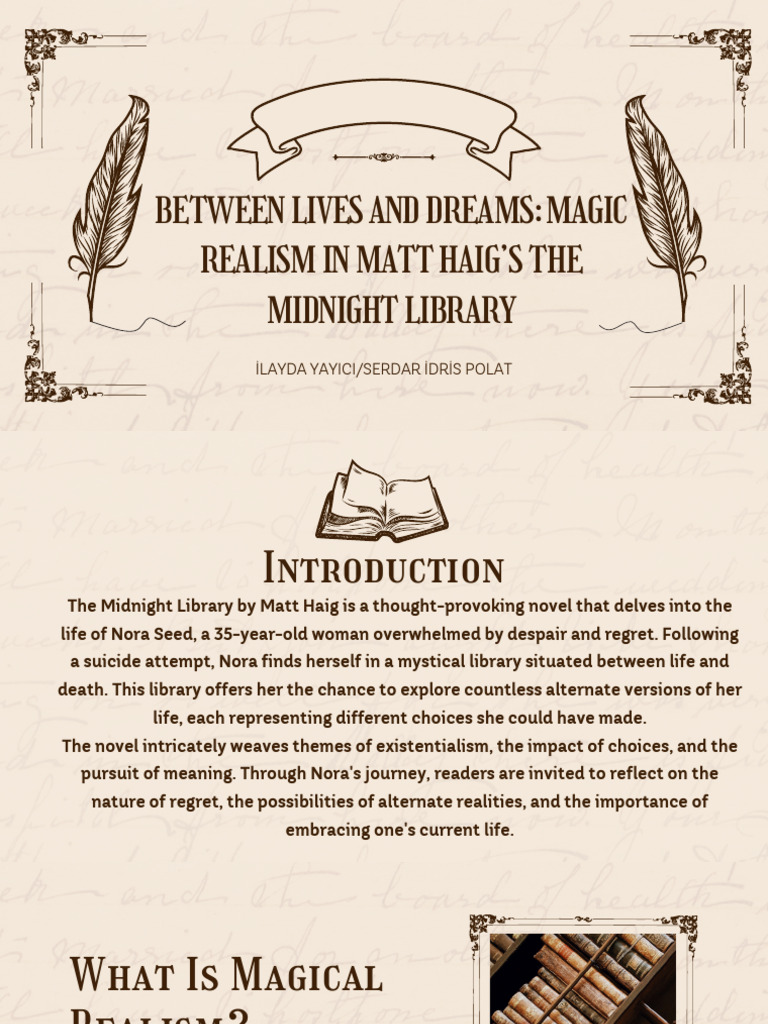 Magic Realism in The Midnight Library | PDF | Realism (Arts)