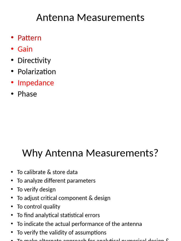 Essential Antenna Measurement Techniques | PDF | Antenna (Radio ...