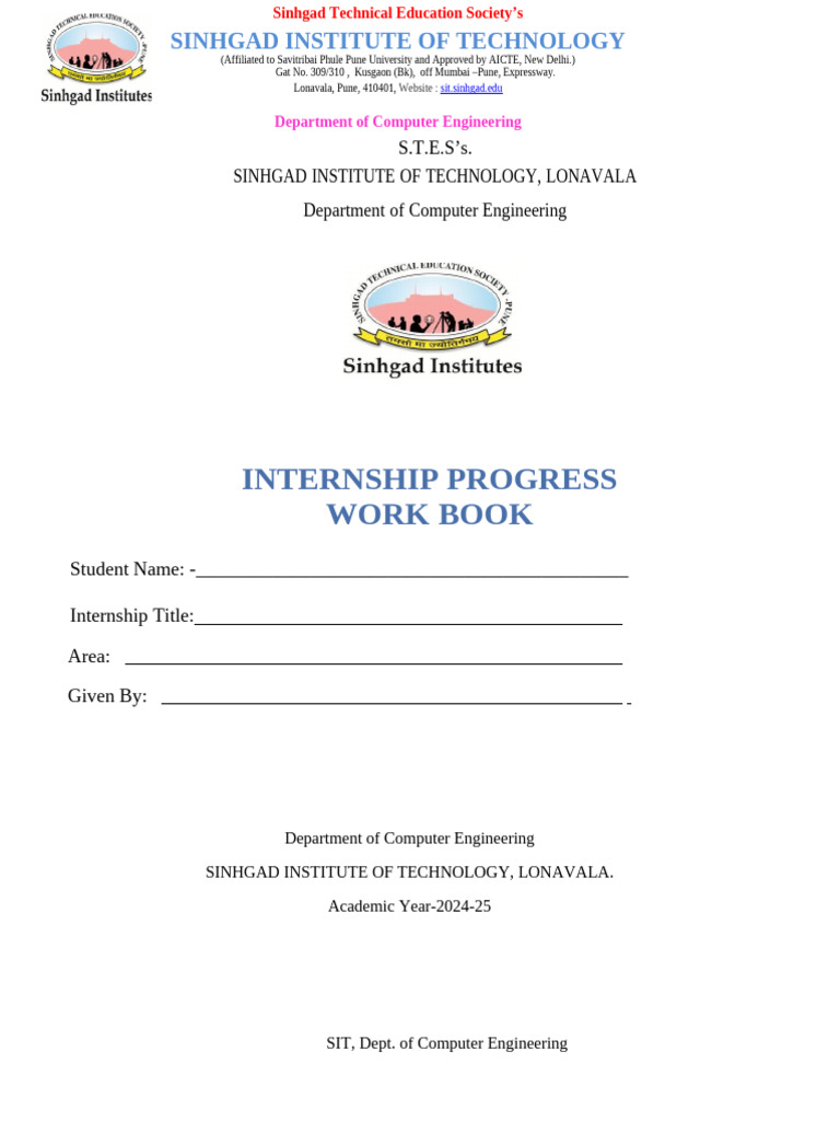 Computer Engineering Internship Workbook | PDF | Paragraph