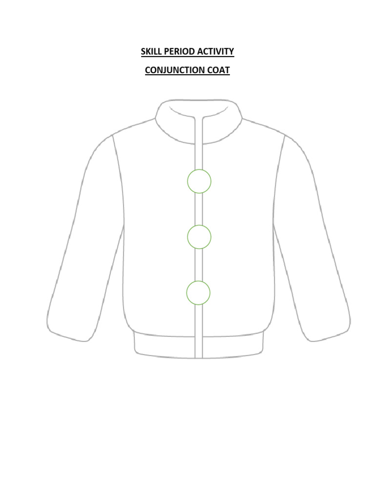 Skill Activity - Conjunction Coat | PDF