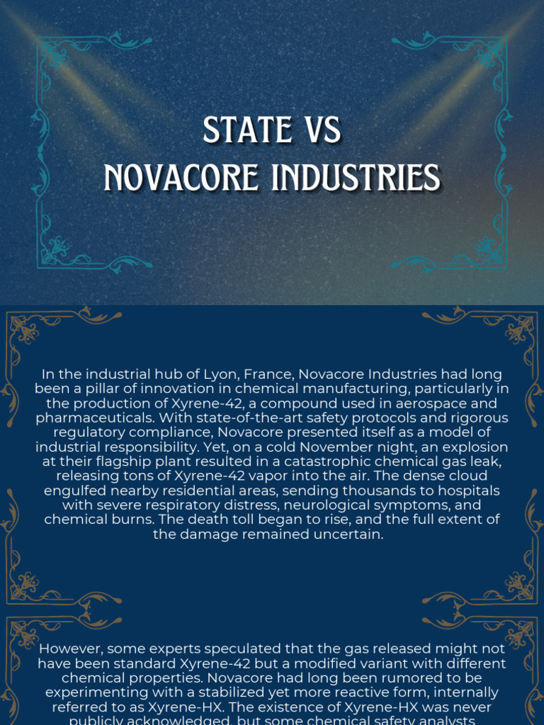Novacore Industries Explosion Investigation | PDF