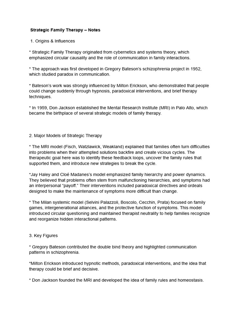 Unit 2-1 | PDF | Psychotherapy | Family Therapy