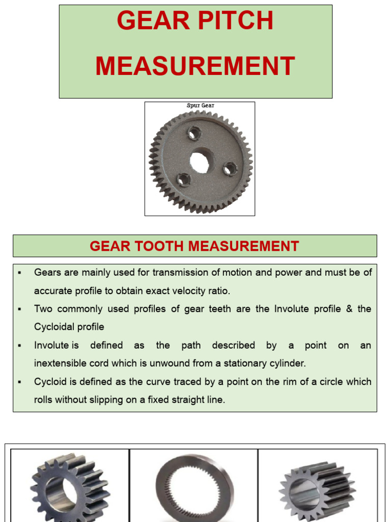 13 Gear Measurement | PDF | Gear | Euclidean Geometry