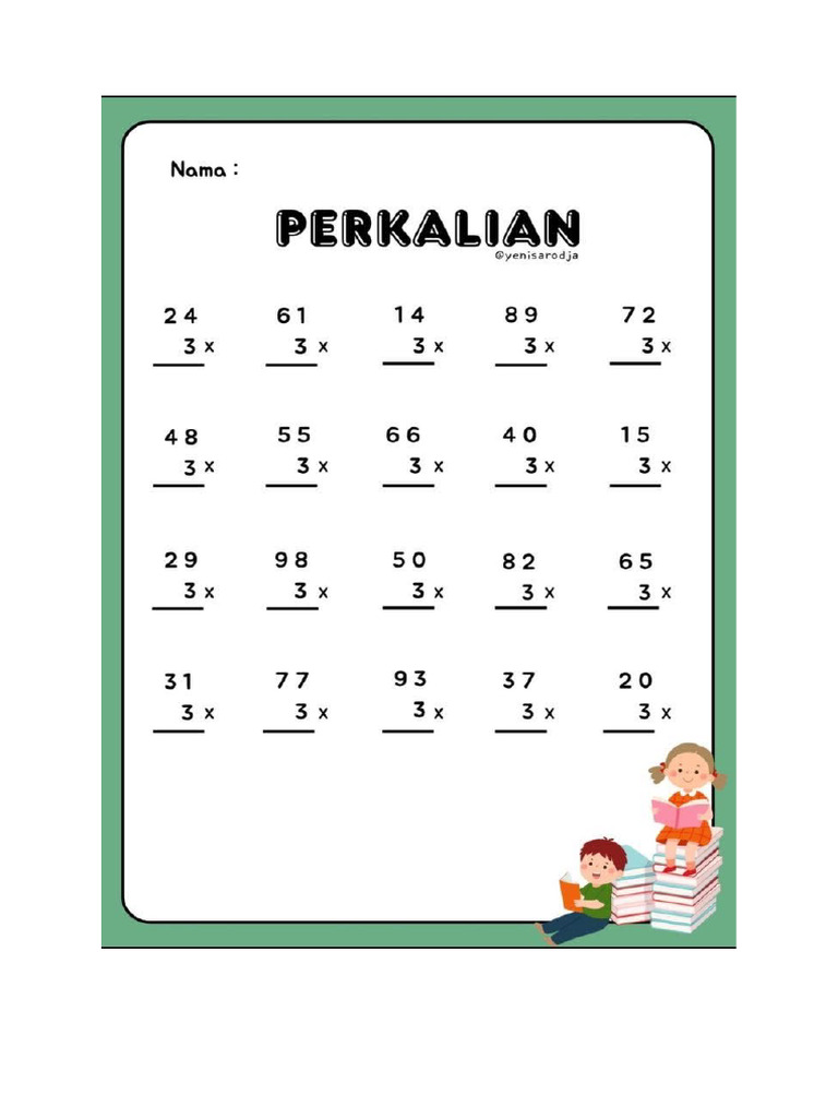 Perkalian | PDF
