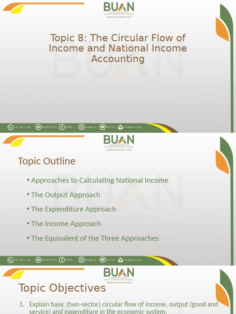 Topic 8circular Flow of Income and National Income | PDF | Gross ...