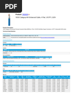 Belden 7814A Cat 6 UTP Cable Specs | PDF