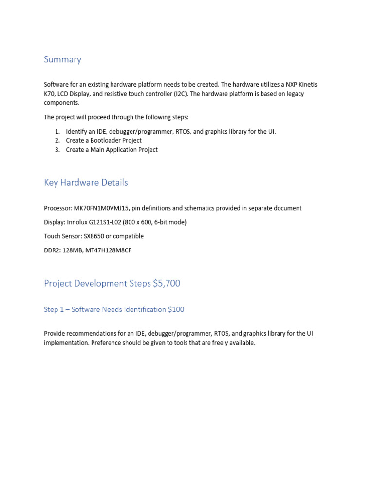 NXP Kinetis K70 Software Development Guide | PDF | Booting | Flash Memory