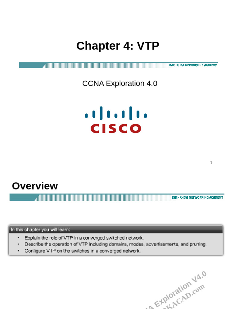 CCNA Exp3 - Chapter04 - VTP | PDF | Computer Networking | Computer Network
