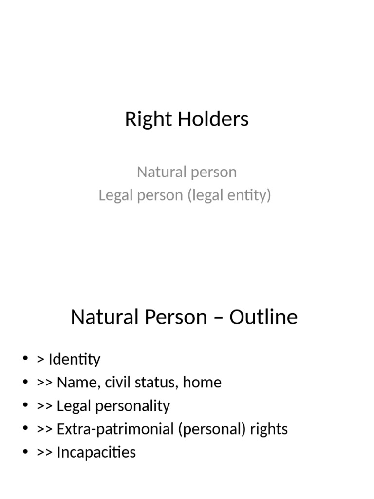Right Holders | PDF | Social Institutions | Justice