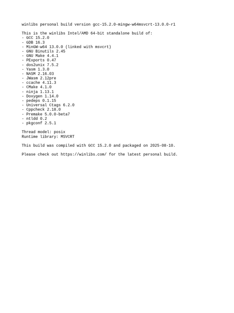 Version Info | PDF