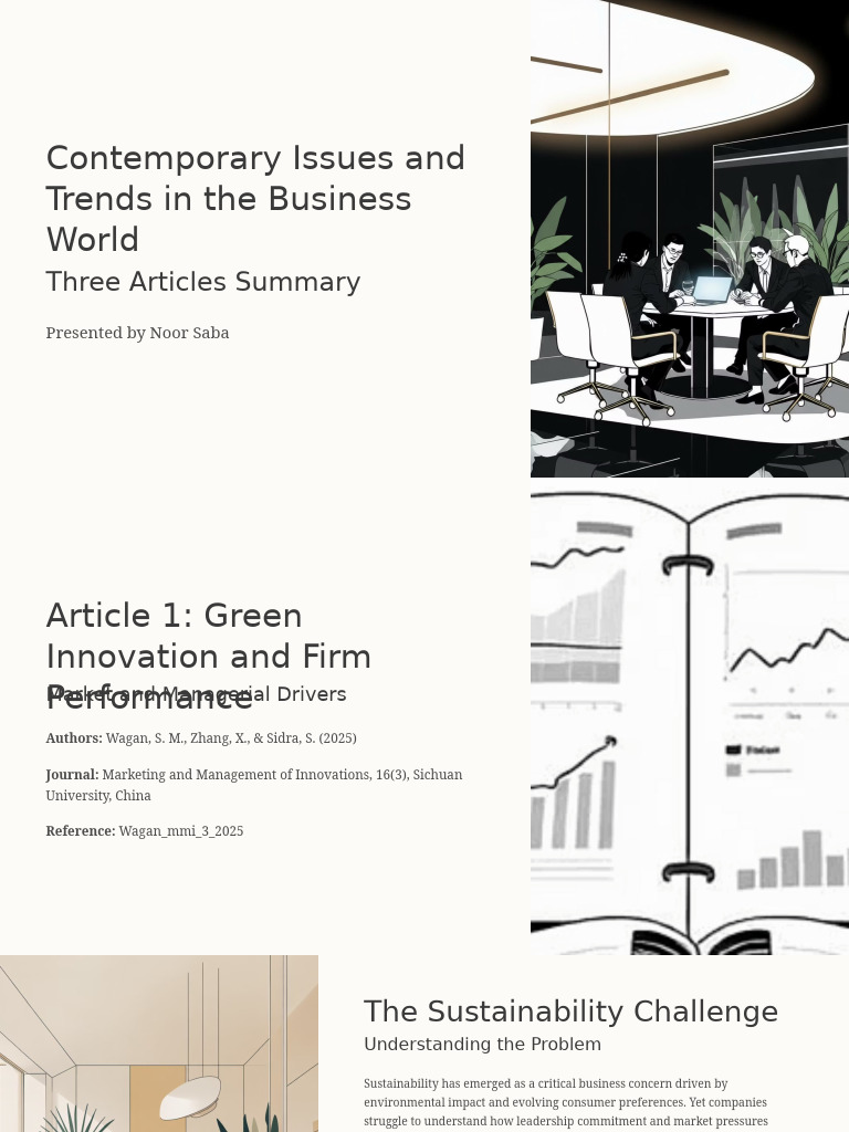 Contemporary Issues and Trends in The Business World | PDF | Innovation ...