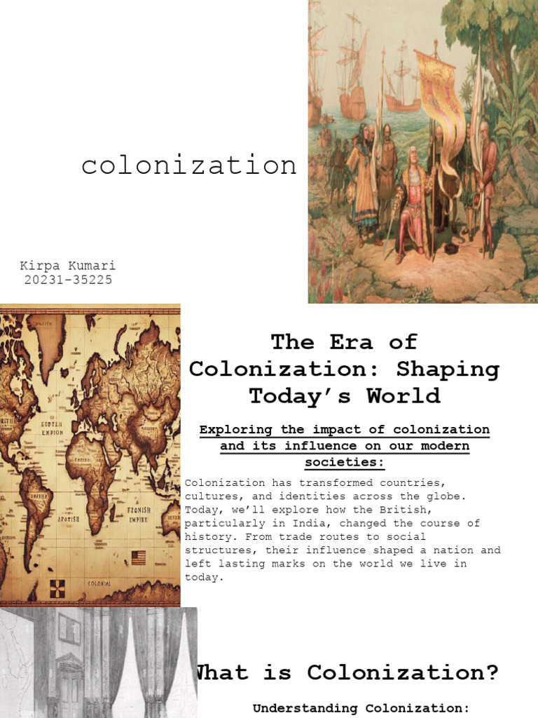 PST Colonization Prsentation | PDF | British Empire | British Raj