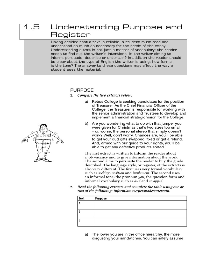 Understanding Text Purpose and Register | PDF | Advertising