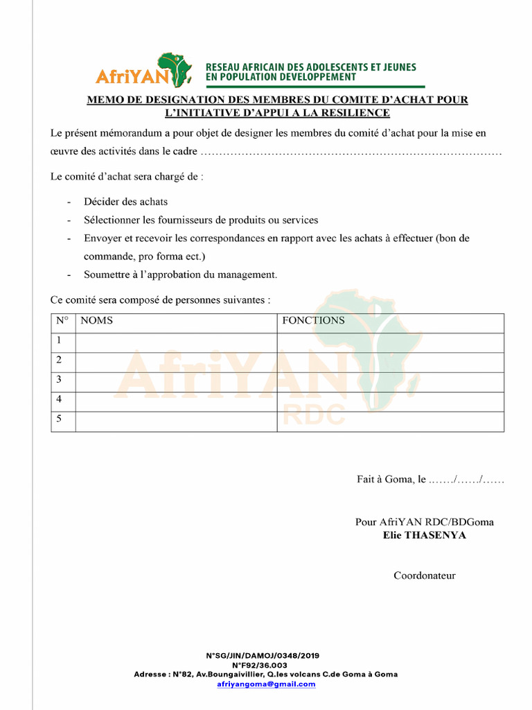 Memo de Signature | PDF