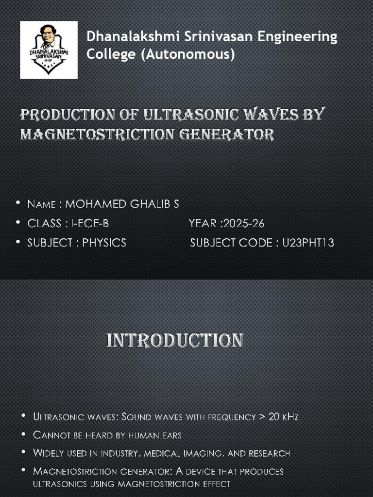 Magnetostriction SMG | PDF