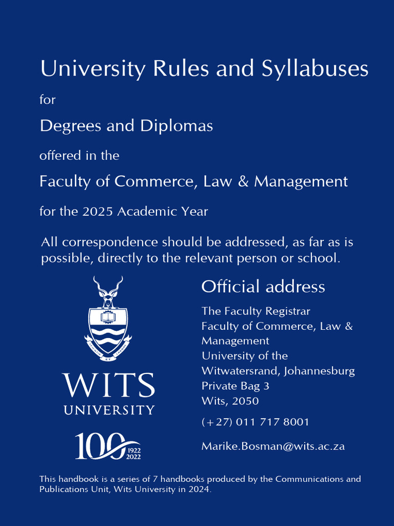 2025 Commerce Law Management Rules and Syllabuses | PDF | Academic ...