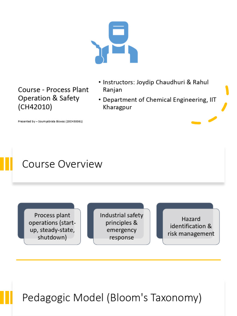 Process Plant Operations & Safety Course | PDF