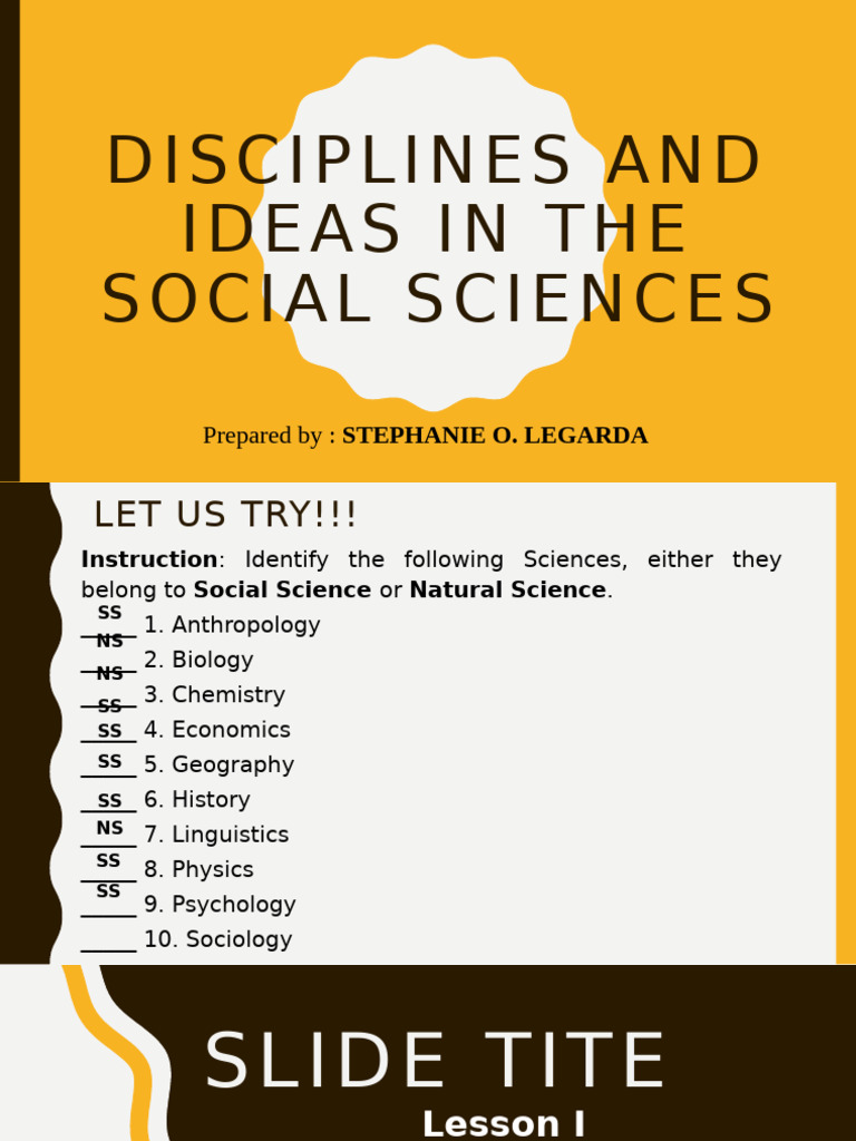 Social Sciences vs. Natural Sciences Guide | PDF | Social Sciences ...