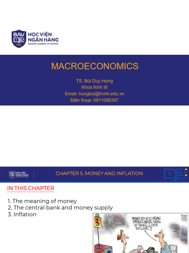 Chapter 5 Money and Inflation | PDF | Money Supply | Inflation