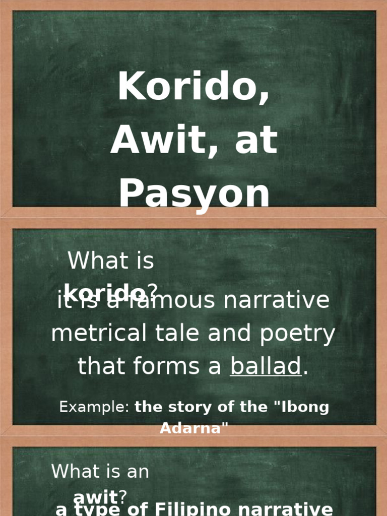 Korido and Awit | PDF