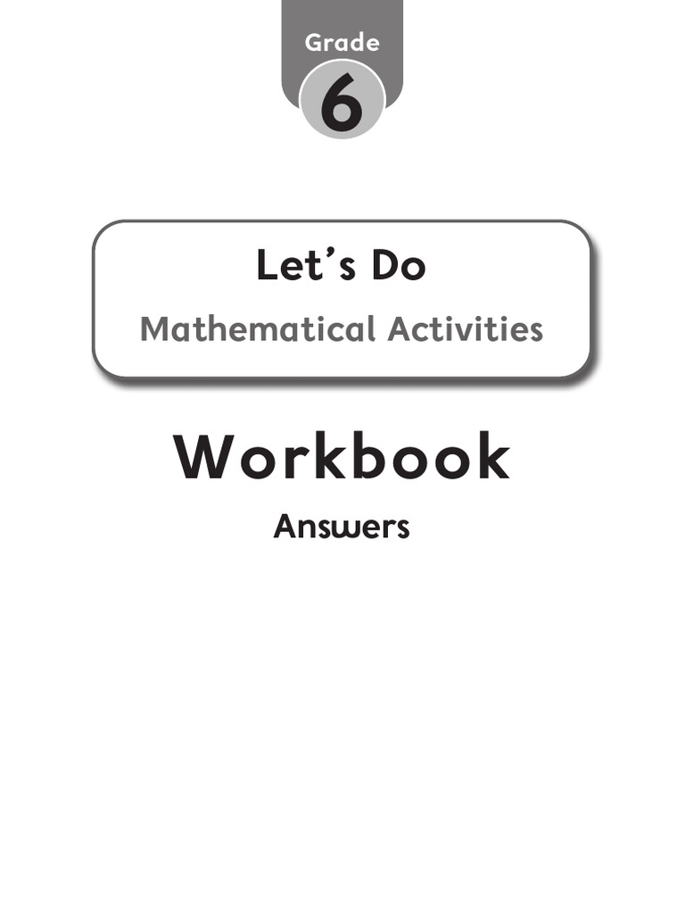 WKBK Answers Grade 6 Maths NEWEST | PDF | Area | Euclid