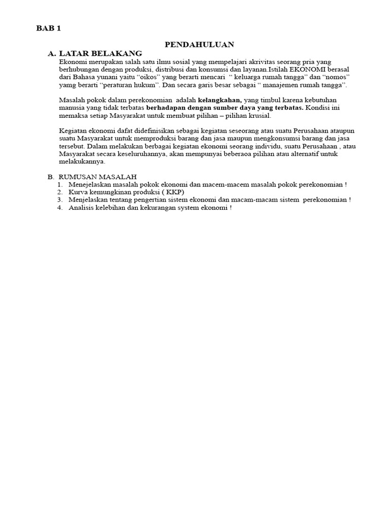 BAB 1 | PDF