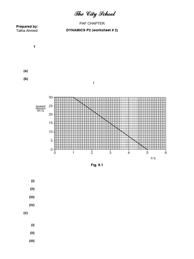 Dynamics P2 Worksheet 2 | PDF | Orbit | Force