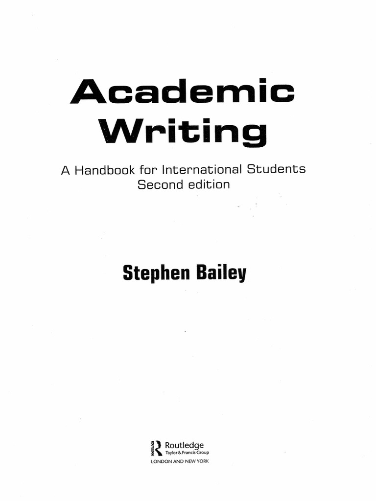Academic Writing | PDF