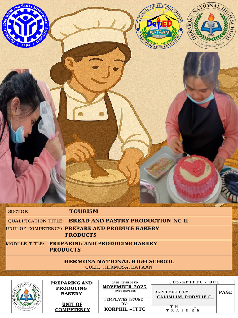 Calimlim CBLM | PDF | Cakes | Baking