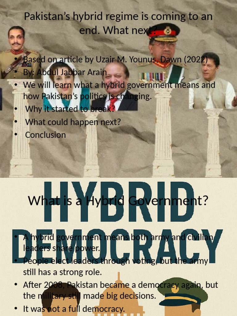 End of Pakistan's Hybrid Regime: Future Insights | PDF