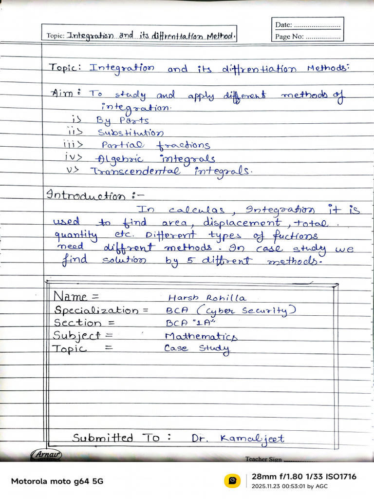 Maths - Case Study | PDF