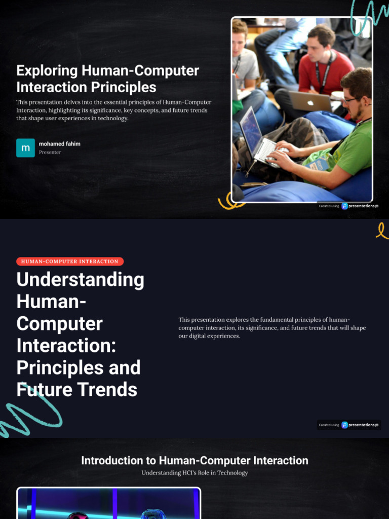 Understanding Human-Computer Interaction Principles and Future Trends | PDF