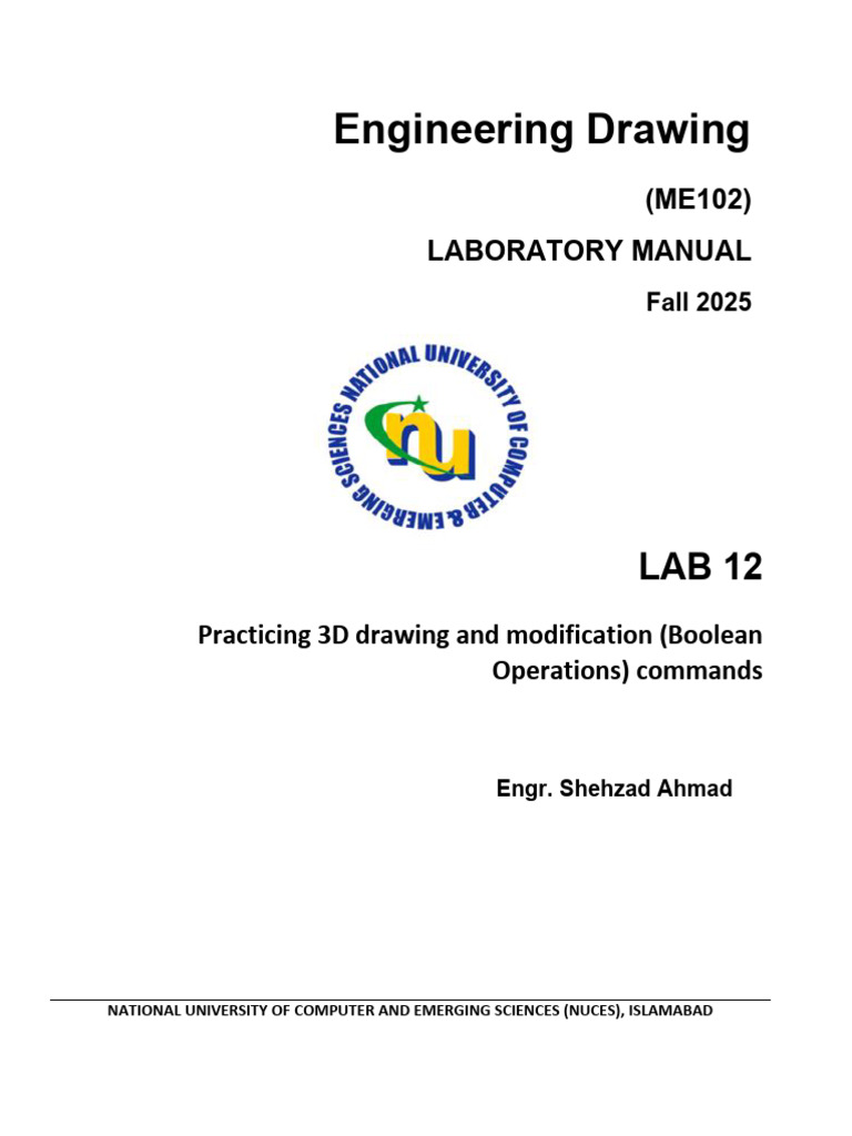 Lab 12 | PDF | Sphere | Boolean Algebra