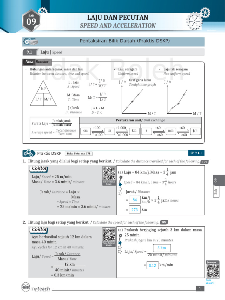 05 MM 9 Maths TG 2 - Bab 09 | PDF