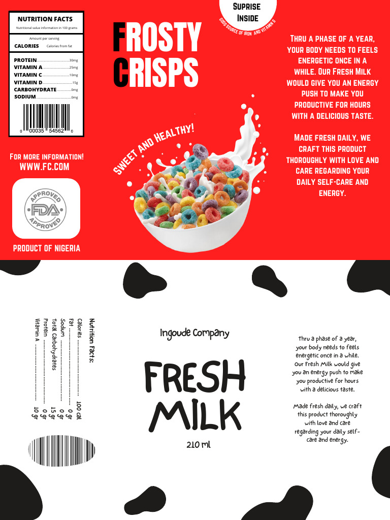 Your Paragraph Text | PDF | Nutrition Facts Label | Nutrition