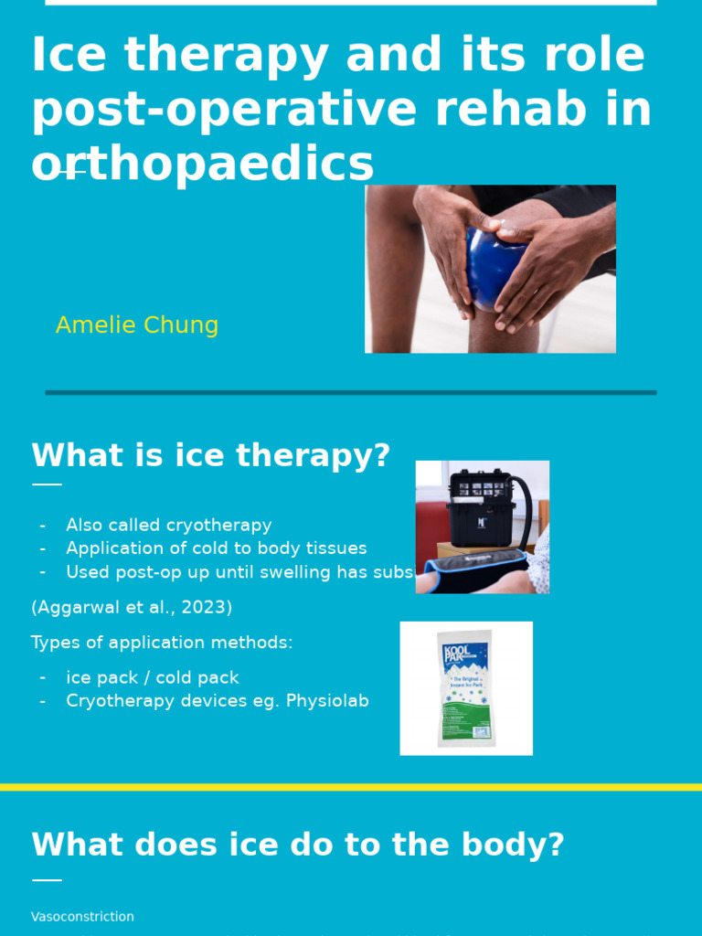 Optimising Ice and Heat Therapy in Orthopaedics | PDF | Medicine ...